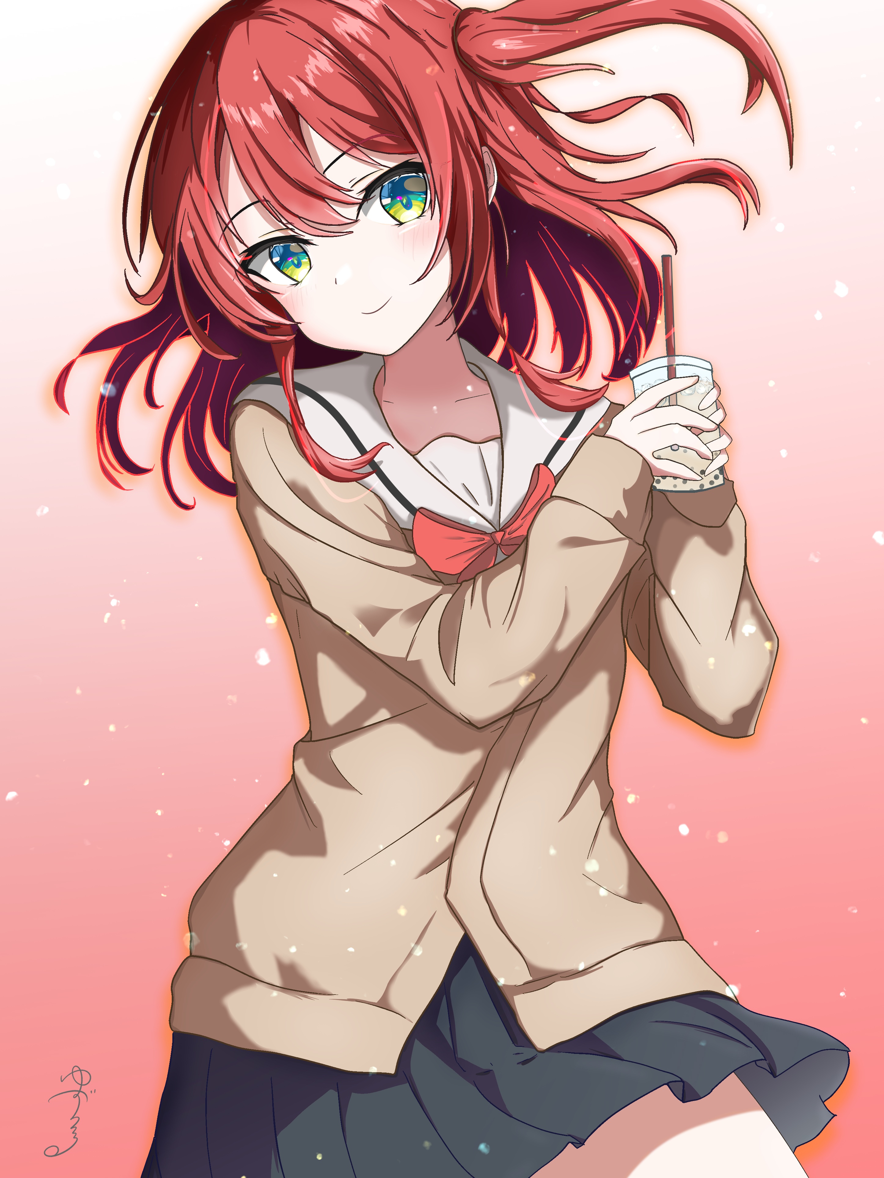 yuzuroru bocchi the rock! kita ikuyo seifuku sweater | #1057502 | yande.re